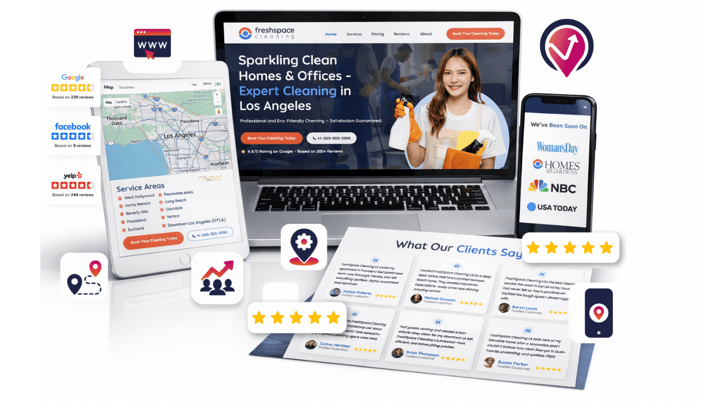 Free Local Landing Page Template | Hypetrix